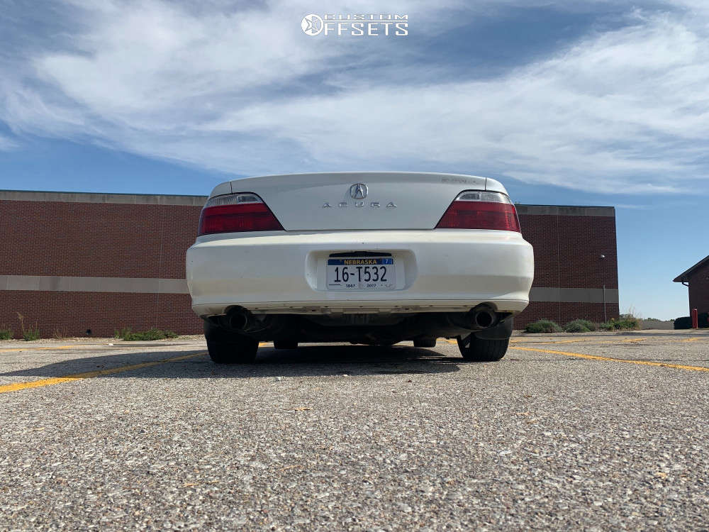 2003 Acura TL with 18x8.5 35 MSR 092 and 225/40R18 Fierce Instinct and ...