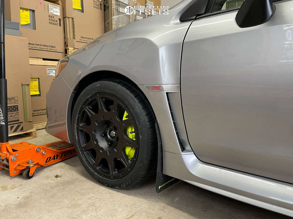 2021 Subaru WRX STI with 18x8 38 Method Mr502 and 245/40R18 Continental ...