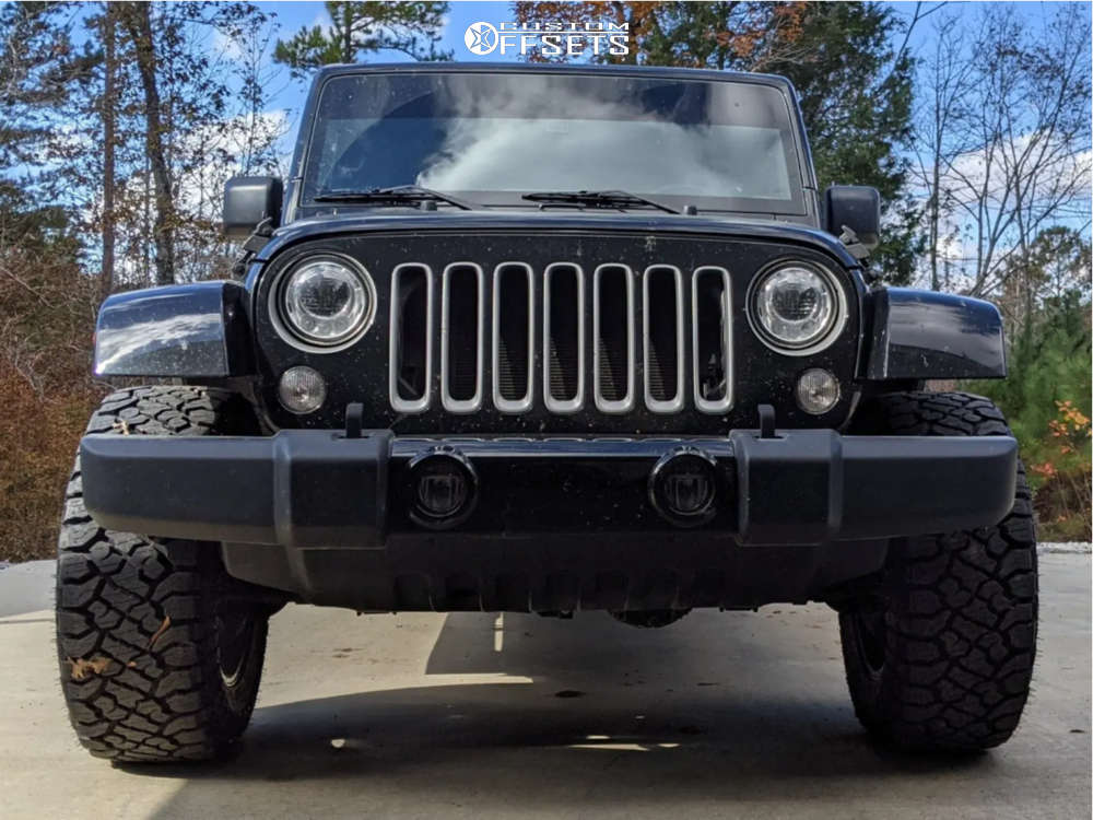 2017 Jeep Wrangler with 18x9.5 -18 Black Rhino Crawler and 33/12.5R18 ...