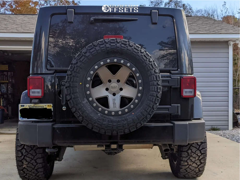 2017 Jeep Wrangler with 18x9.5 -18 Black Rhino Crawler and 33/12.5R18 ...