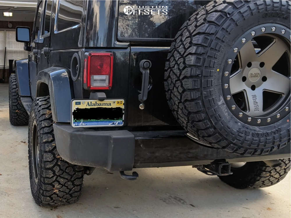 2017 Jeep Wrangler with 18x9.5 -18 Black Rhino Crawler and 33/12.5R18 ...