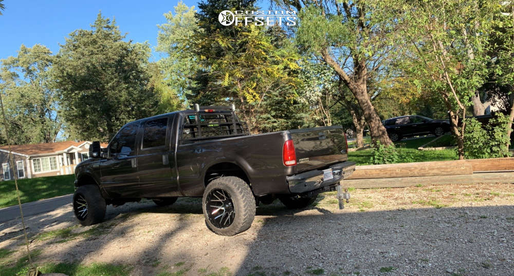 2006 Ford F-250 Super Duty with 22x14 -76 Dropstars 654mb and 35/12 ...
