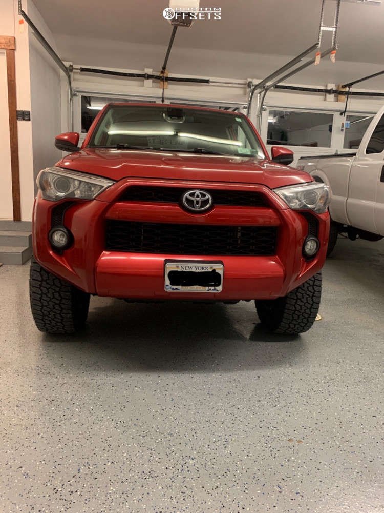 2016 Toyota 4Runner with 17x9 12 Level 8 Mk 6 and 285/70R17 Falken A/t3 ...