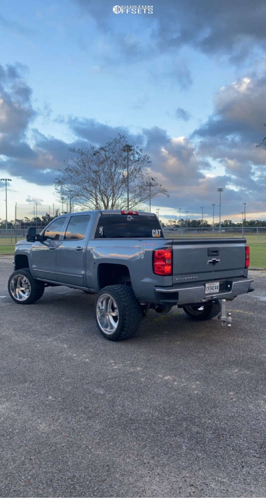 2015 Chevrolet Silverado 1500 with 22x14 -76 American Force Blade SS and 33/14.5R22 Fury Offroad ...