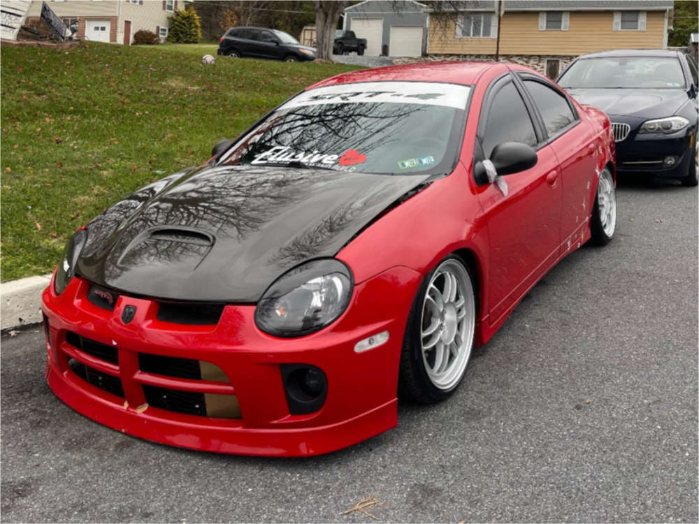 2005 Dodge Neon with 17x8 11 Enkei Rpf1 and 205/40R17 General G-max As ...