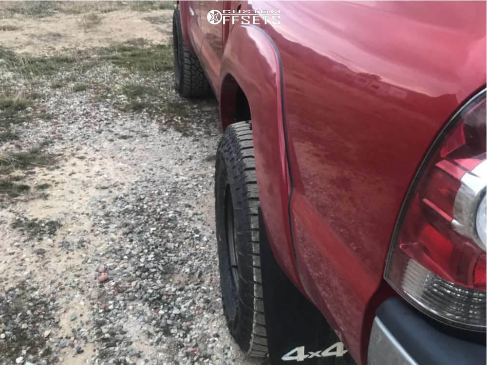 2015 Toyota Tacoma with 16x8 -6 DX4 Rebel and 265/75R16 Falken Wildpeak ...