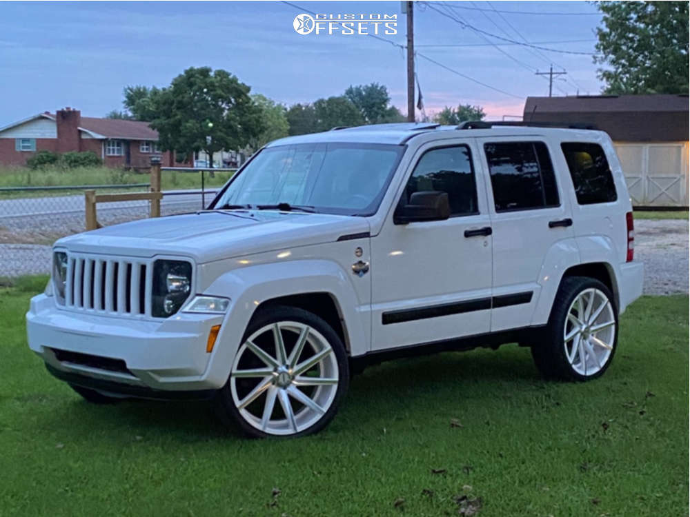2012 Jeep Liberty with 22x10 -10 Strada Sega and 265/9.5R22 Fullrun ...