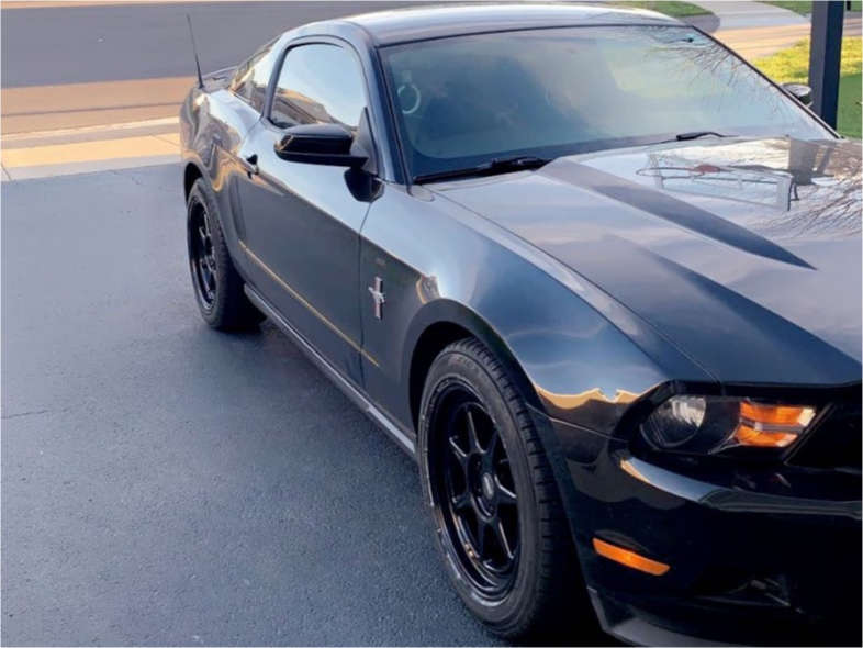 2012 Ford Mustang Wheel Offset HellaFlush Stock | 1971703 | Custom Offsets