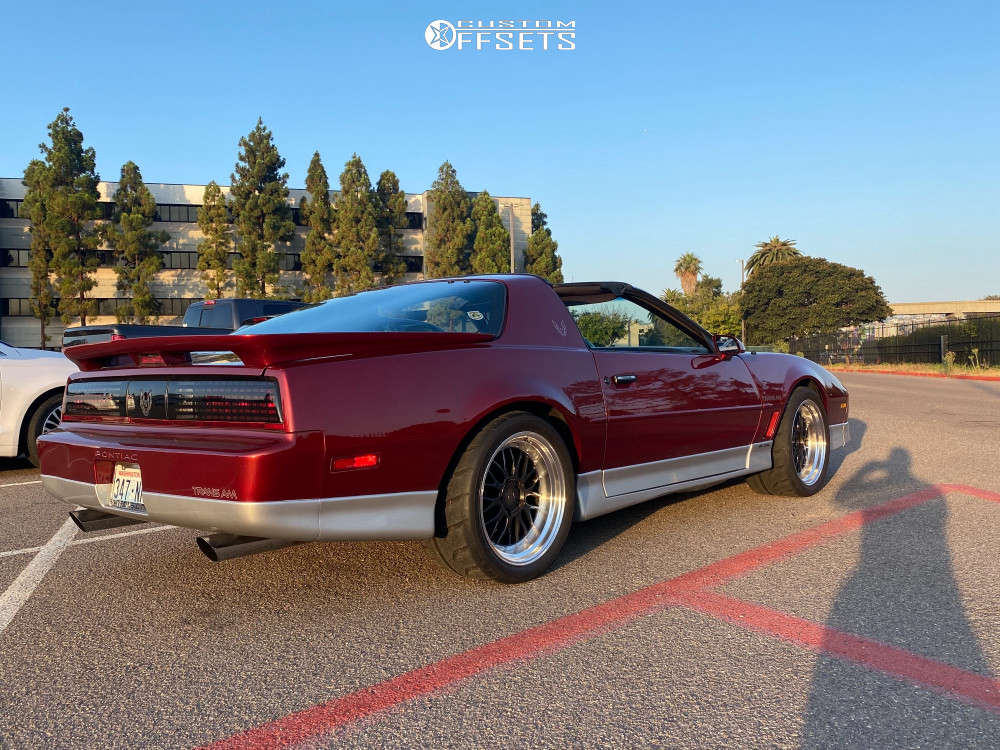 1987 Pontiac Firebird with 18x10.5 25 ESR Sr05 and 315/30R18 Toyo Tires ...