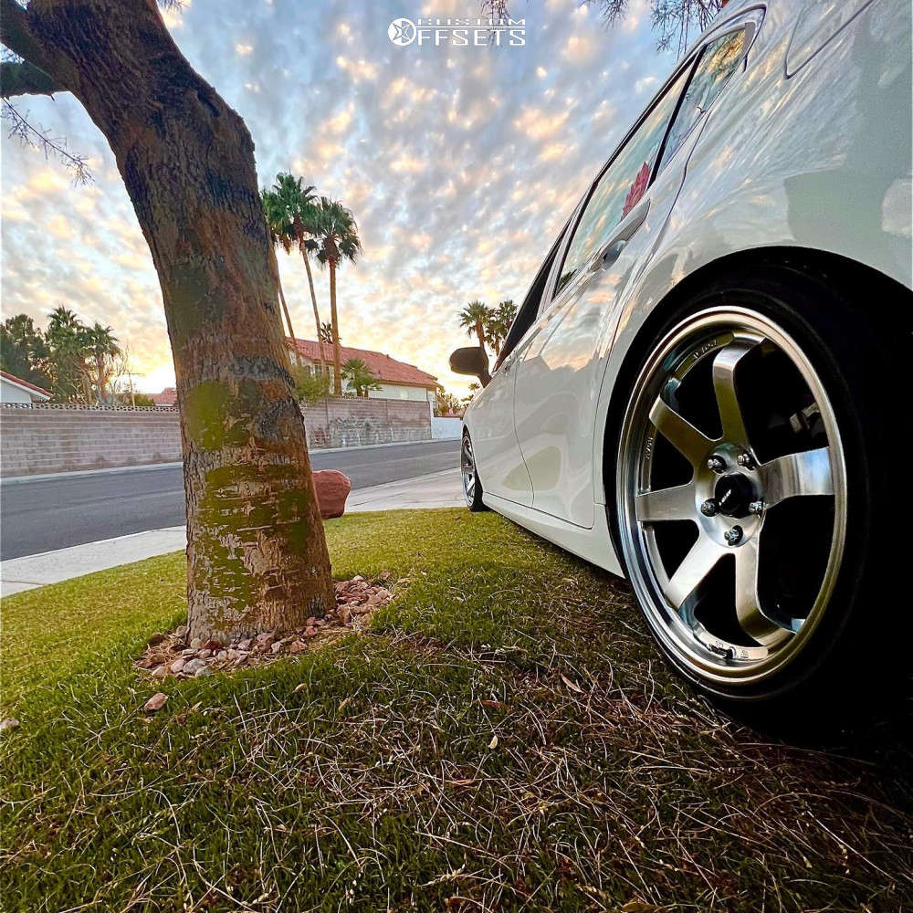 2018 Toyota Camry with 18x9.5 38 AVID1 AV6 and 225/40R18 Vercelli ...