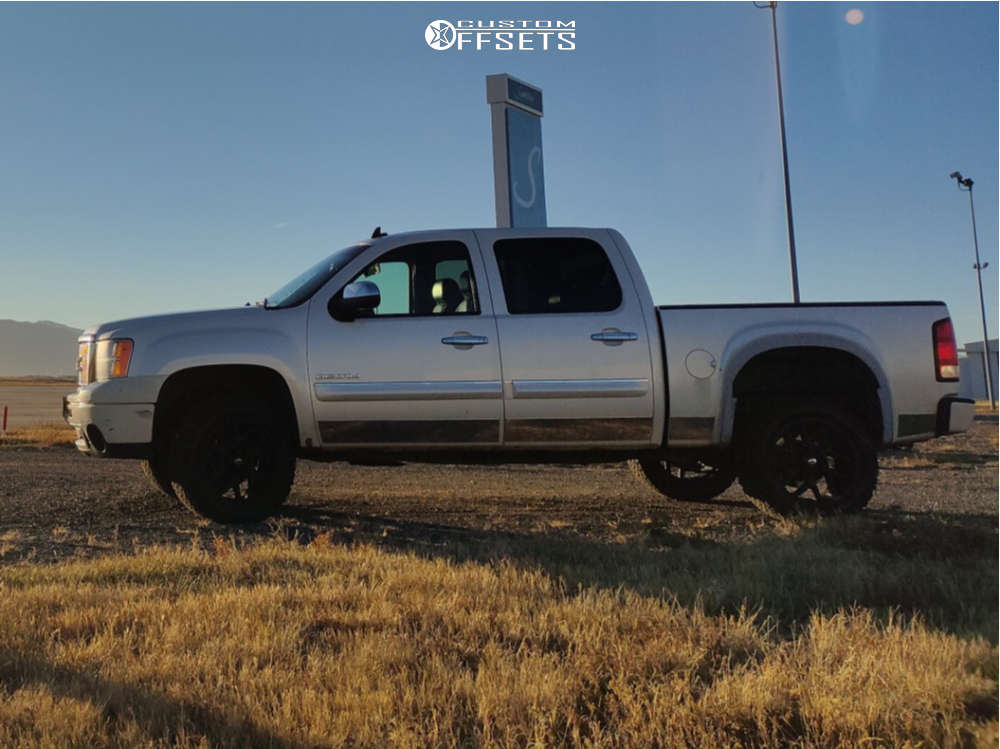 2011 GMC Sierra 1500 with 20x9 12 Vision Sliver 360 and 31/10.5R20 ...