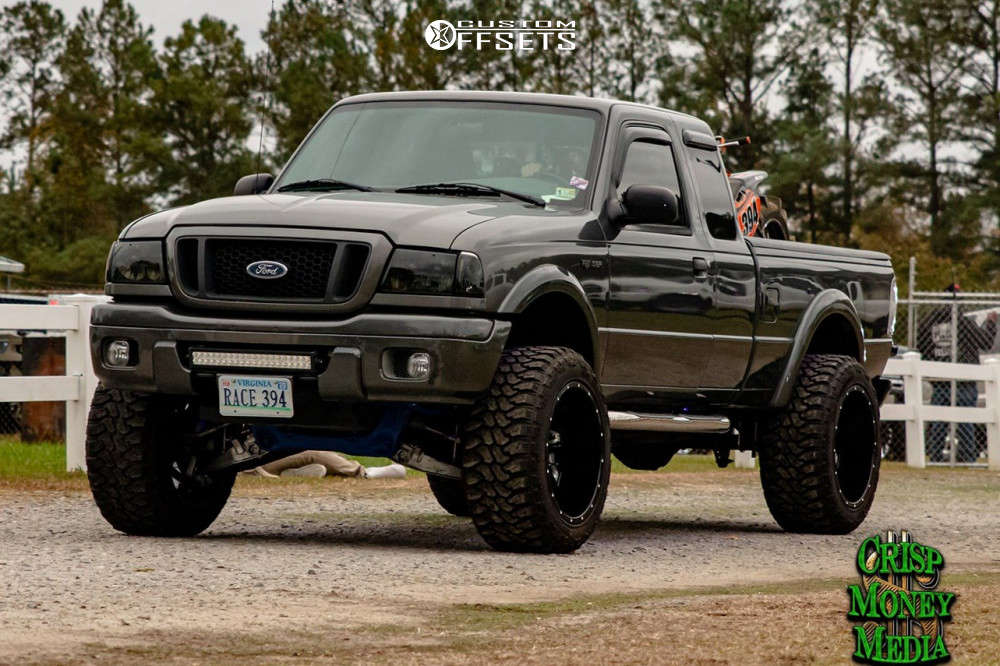2004 Ford Ranger with 20x12 -51 Vision Spyder and 33/12.5R20 Centennial ...