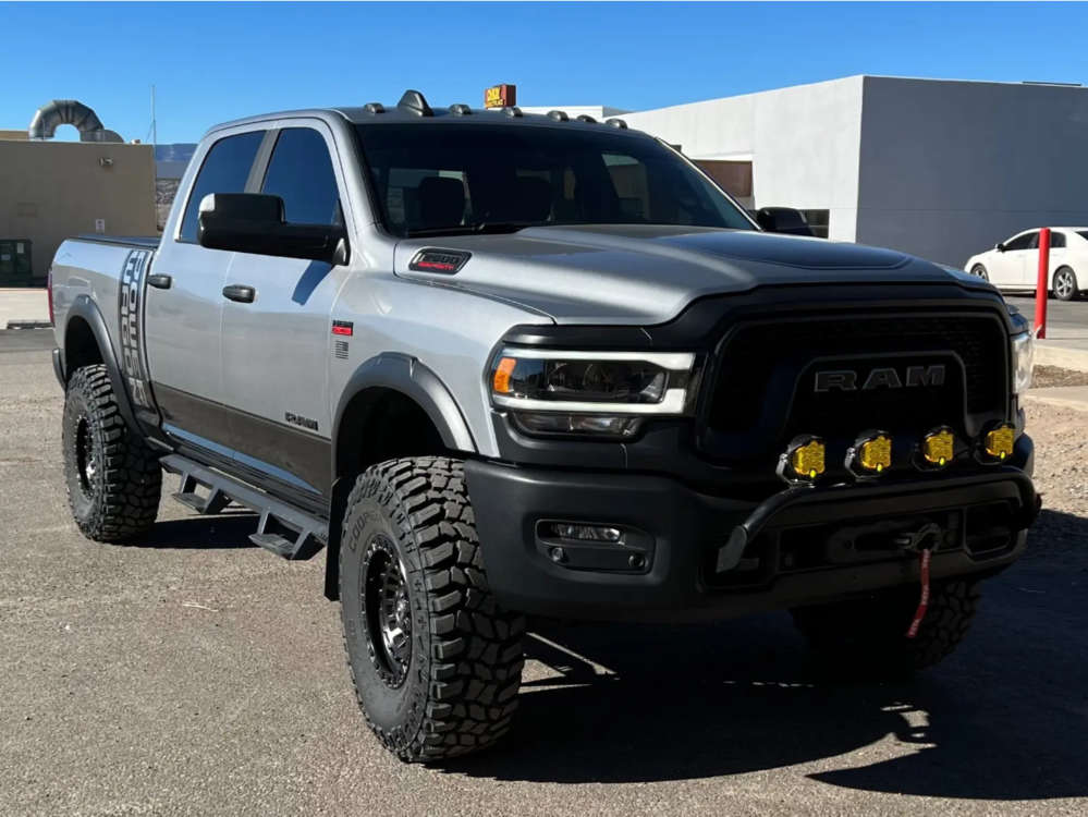 2020 Ram 2500 with 17x9 1 Fuel Zephyr and 37/12.5R17 Cooper Discoverer ...