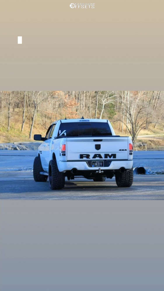 2015 Ram 1500 with 22x12 -51 ARKON OFF-ROAD Mandela and 33/13.5R22 ...