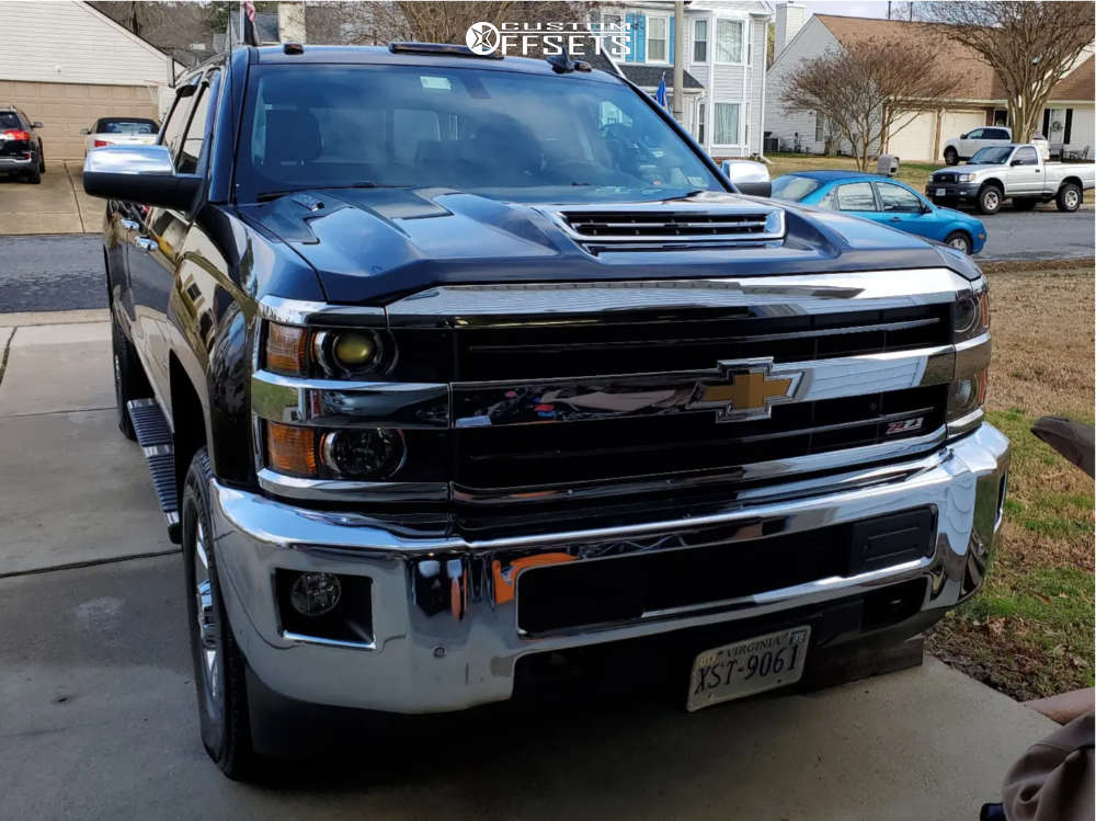 2019 Chevrolet Silverado 2500 HD with 20x10 -18 Fuel Stroke and 275 ...