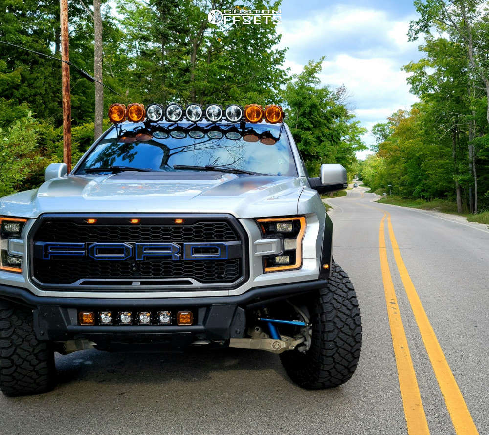 2018 Ford F-150 with 17x9 1 Fuel Militia and 35/12.5R17 Kenda Klever R ...