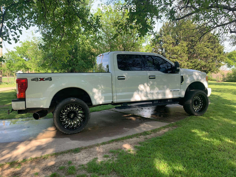 2017 Ford F-250 Super Duty with 24x12 -51 Cali Offroad Switchback and ...