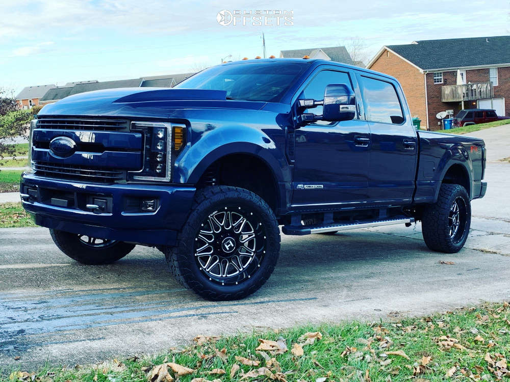 2017 Ford F-250 Super Duty with 22x10 -25 Hostile Blaze and 35/12.5R22 ...