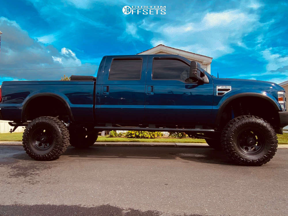 2008 Ford F-250 Super Duty with 17x11 -8 Pro Comp 69 and 37/12.5R17 ...