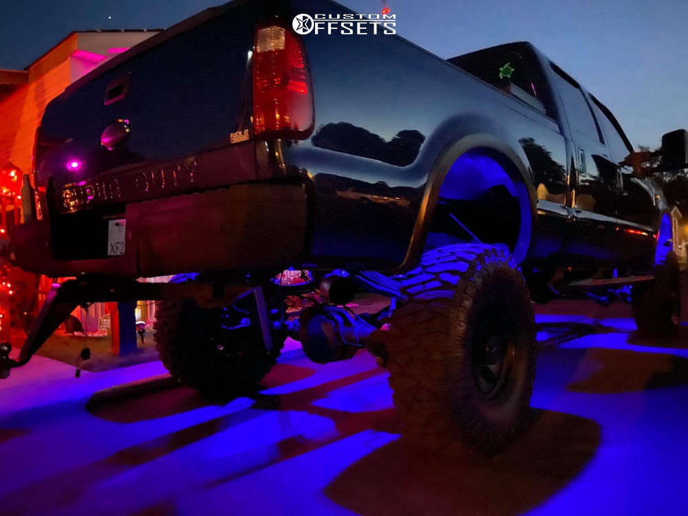 2008 Ford F-250 Super Duty with 17x11 -8 Pro Comp 69 and 37/12.5R17 ...