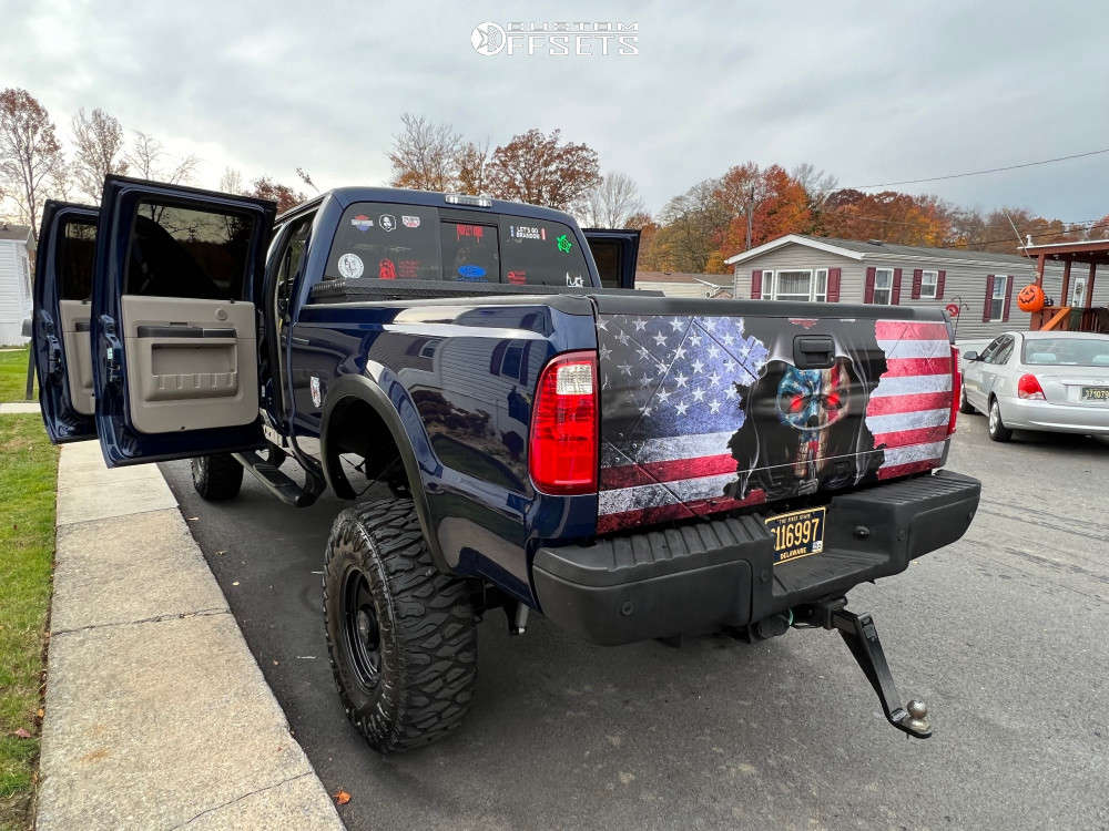 2008 Ford F-250 Super Duty with 17x11 -8 Pro Comp 69 and 37/12.5R17 ...