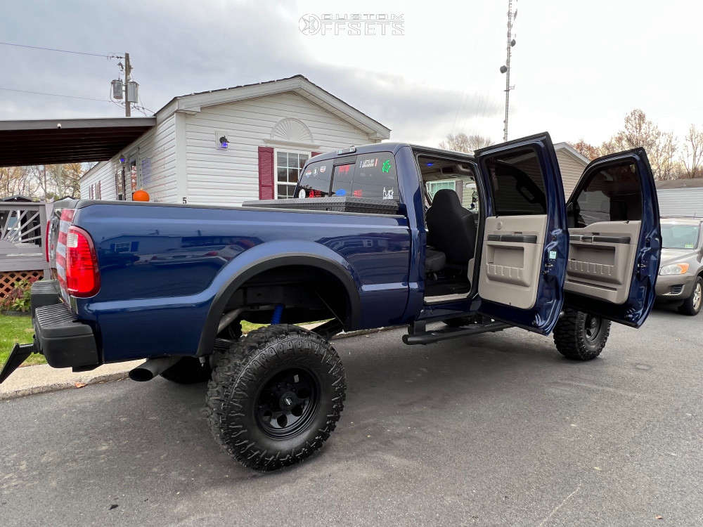 2008 Ford F-250 Super Duty with 17x11 -8 Pro Comp 69 and 37/12.5R17 ...