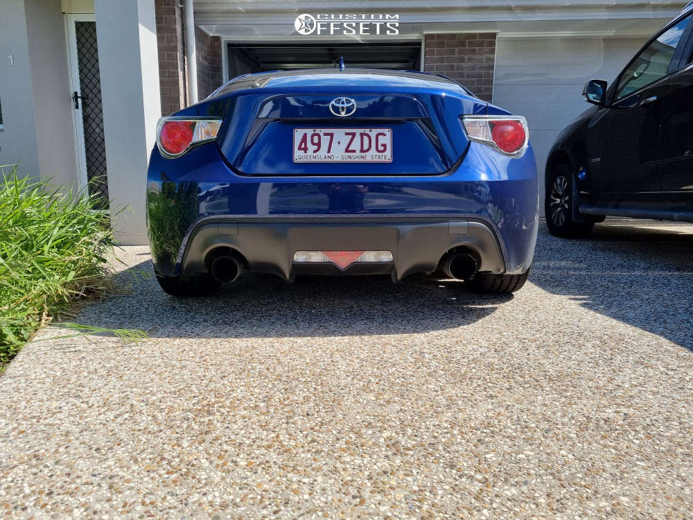 2014 Toyota Gt 86 with 18x8.5 38 Konig Hypergram and 235/40R18 Goodyear ...