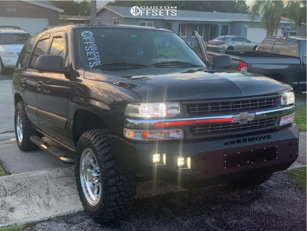 2005 Chevrolet Tahoe with 18x9 0 Alloy Ion 171 and 275/65R18 Landspider ...