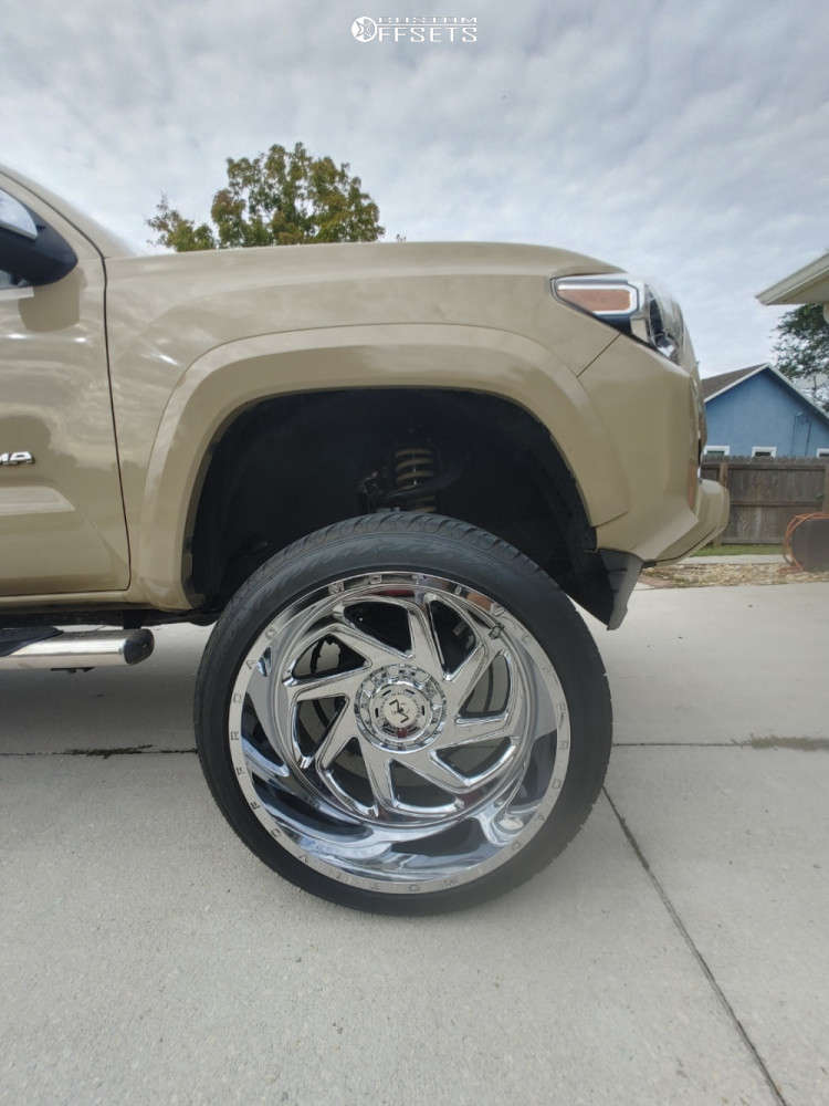 2017 Toyota Tacoma with 24x12 -78 Motiv Offroad Morph and 295/40R24 ...