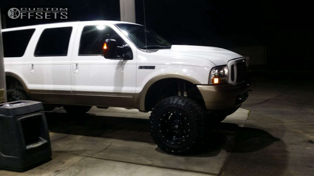 2004 Ford Excursion with 18x12 -44 Fuel Hostage and 35/12.5R18 Toyo ...