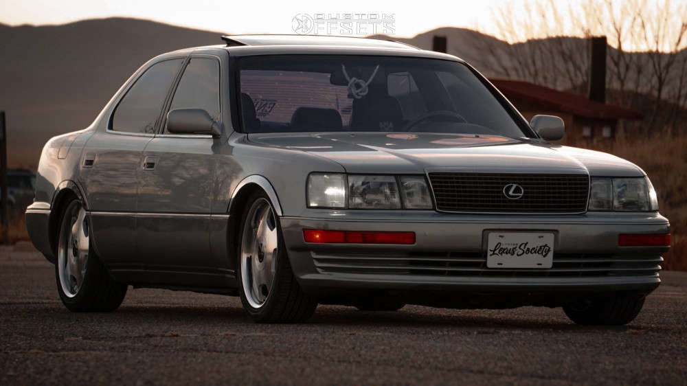 1991 Lexus LS400 Wheel Offset Nearly Flush Coilovers | 1980197 | Custom ...