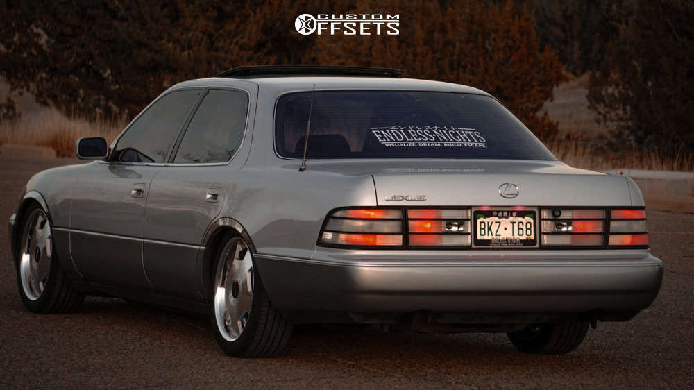 1991 Lexus LS400 Wheel Offset Nearly Flush Coilovers | 1980197 | Custom ...