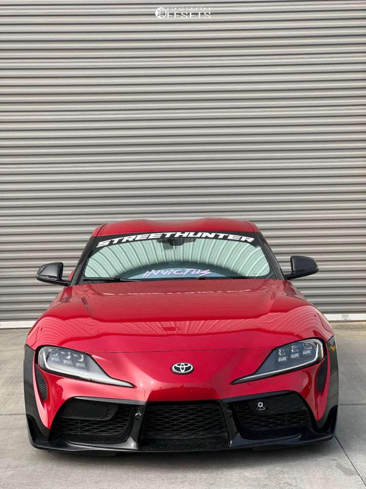 2020 Toyota GR Supra with 19x8 42 Weds Kranze Ratzingers and 215/35R19 ...