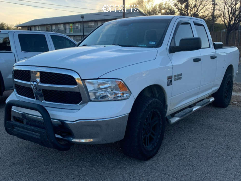 2015 Ram 1500 with 20x9 -12 Vision Manx 2 and 33/9.5R20 Nitto Ridge ...