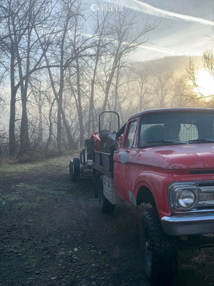 1964 Ford F250 with 17x9 -0 Pro Comp 7089 and 33/12.5R17 Road One ...