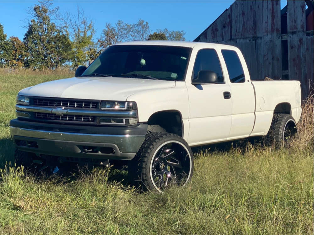 1999 Chevrolet Silverado 1500 with 24x14 -81 ARKON OFF-ROAD Cleopatra ...
