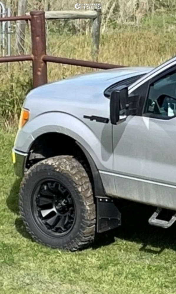 2011 Ford F-150 with 20x10 -24 Vision Armor and 35/12.5R20 Cooper ...