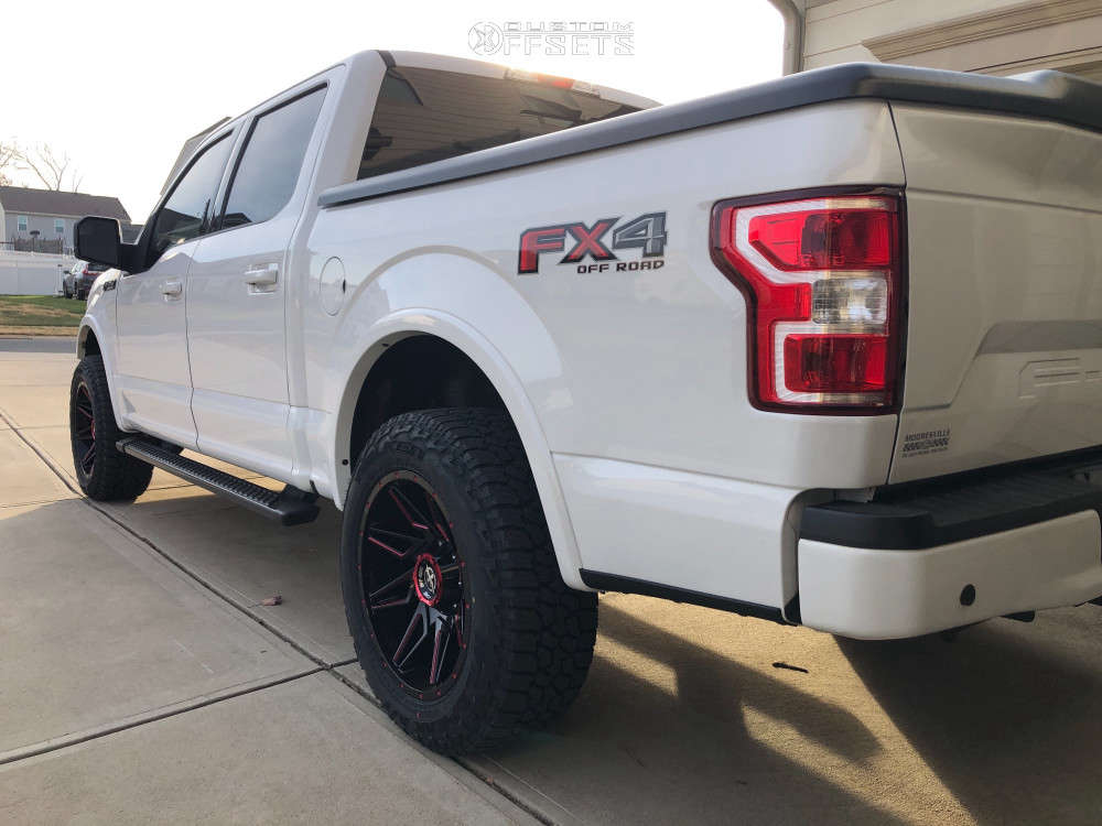 2018 Ford F-150 with 20x10 -12 XF Offroad Xf-218 and 33/11.5R20 Falken ...