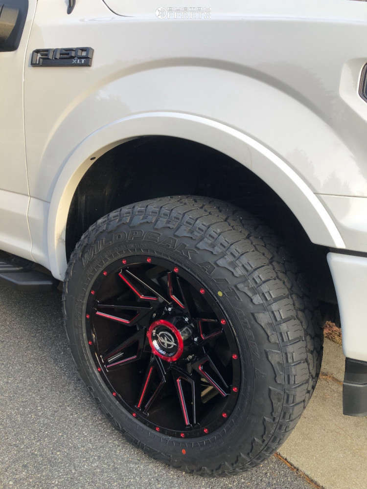 2018 Ford F-150 with 20x10 -12 XF Offroad Xf-218 and 33/11.5R20 Falken ...