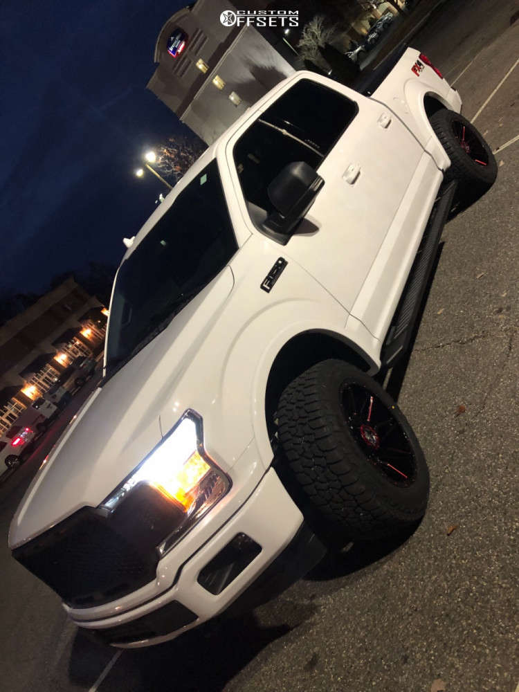 2018 Ford F-150 with 20x10 -12 XF Offroad Xf-218 and 33/11.5R20 Falken ...