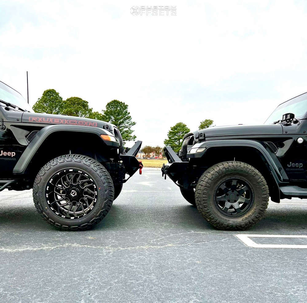 2021 Jeep Wrangler with 20x12 -44 TIS 544BM and 35/12.5R20 Yokohama ...