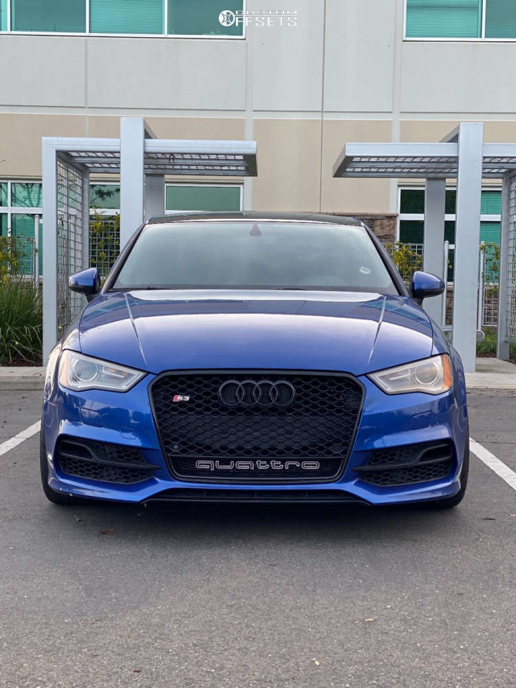 2016 Audi S3 with 18x9.5 38 Volk Te37 Saga and 245/40R18 Federal 595 Rs ...
