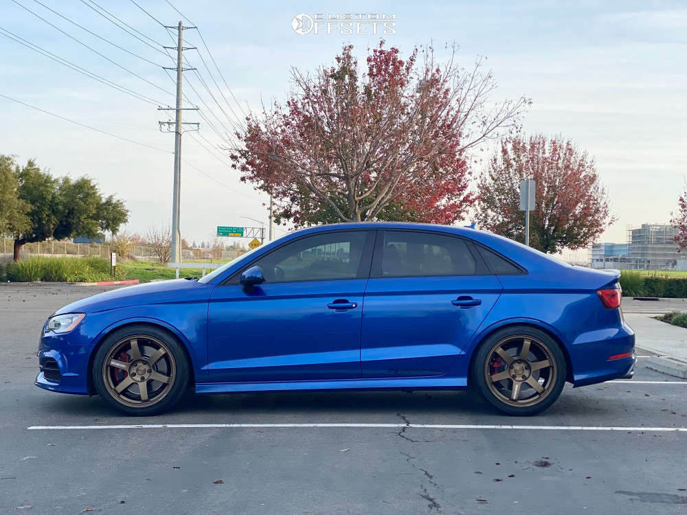 2016 Audi S3 Wheel Offset Flush Stock | 1987469 | Custom Offsets