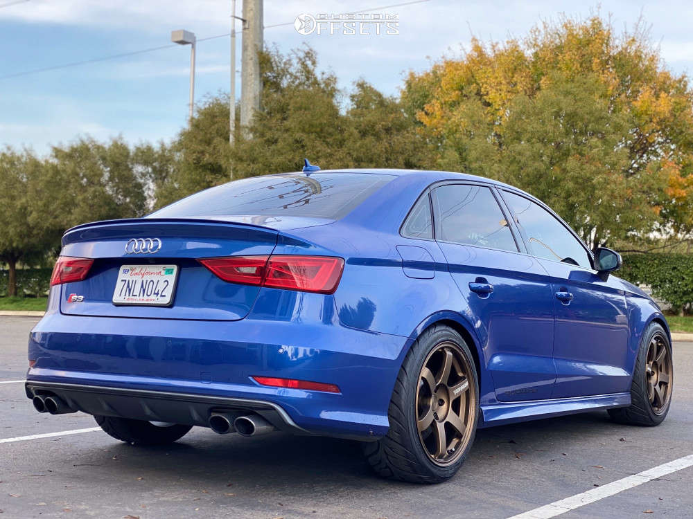 2016 Audi S3 Wheel Offset Flush Stock | 1987469 | Custom Offsets