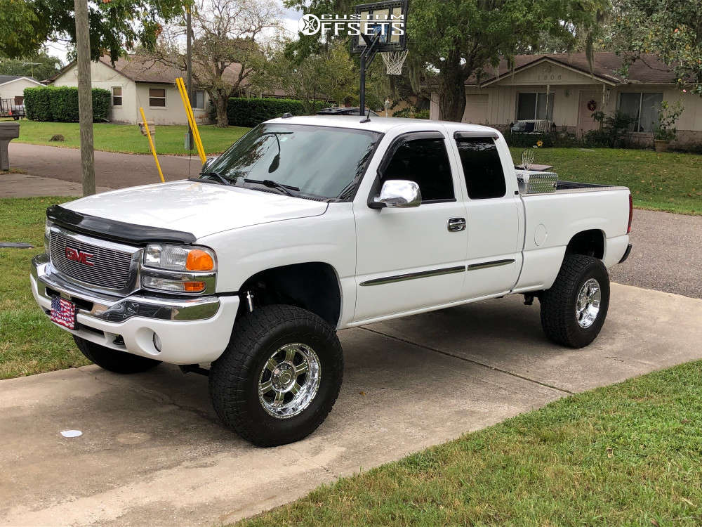 2004 GMC Sierra 1500 with 17x10 24 Pro Comp Series 89 and 35/12.5R17 ...