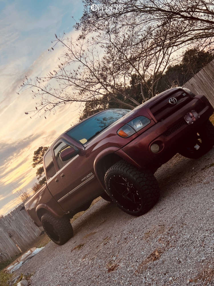 2003 Toyota Tundra with 22x12 -50 Ballistic Rage and 33/12.5R22 AMP ...