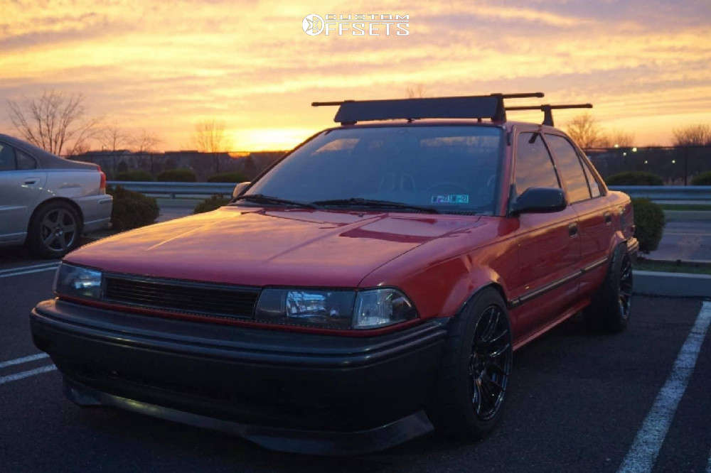 1990 Toyota Corolla with 15x8 20 XXR 530 and 205/50R15 Nitto Nt05 and ...