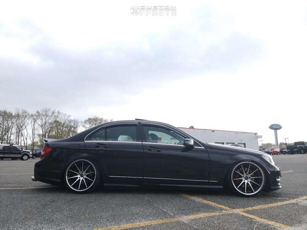 2014 Mercedes-Benz C300 with 19x9 35 Rohana Rc10 and 215/35R19 Nitto ...