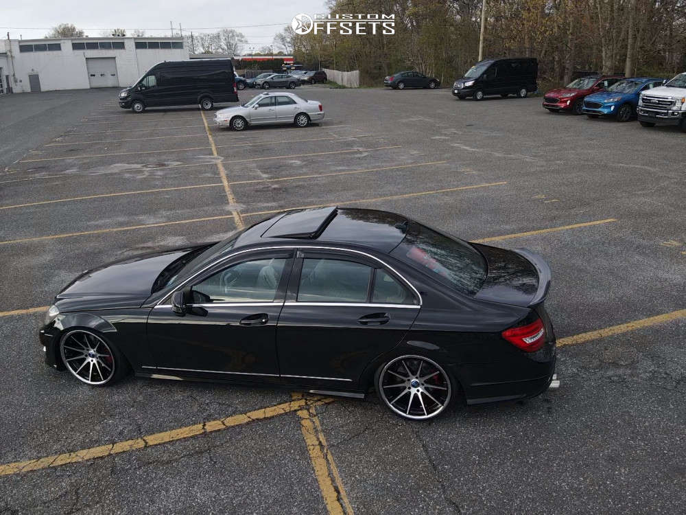 2014 Mercedes-Benz C300 with 19x9 35 Rohana Rc10 and 215/35R19 Nitto ...