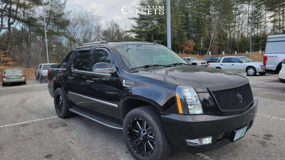 2007 Cadillac Escalade EXT with 20x9.5 0 Alloy Ion 141 and 285/55R20 ...
